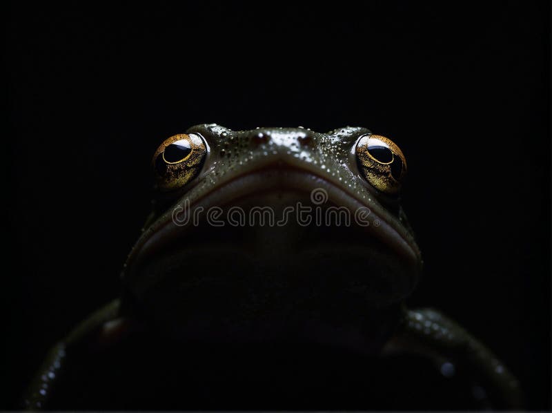 Eyes Frog portrait stock illustration. Illustration of turtle - 298959776
