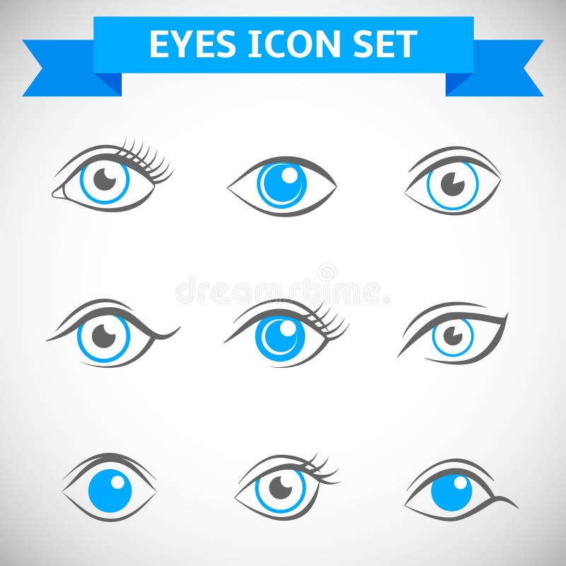 Strabismus stock vector. Illustration of esotropia, convergent - 28300621