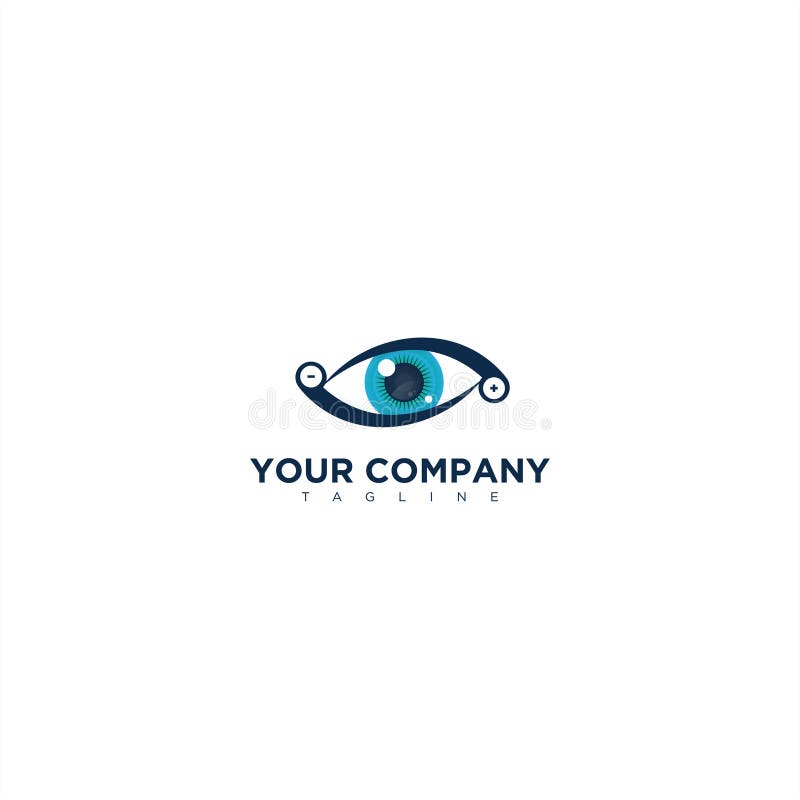 Two Eyes Logo, Optical Center Logo Stock Vector - Illustration of ...