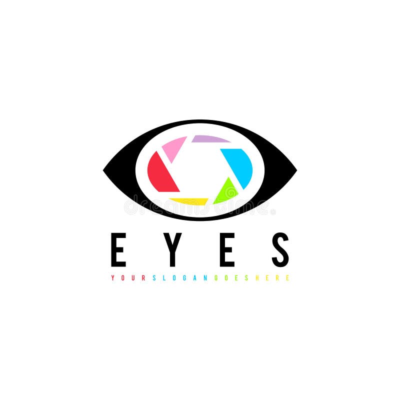 Eyes Logo. Logo Template for Your Business Stock Illustration ...