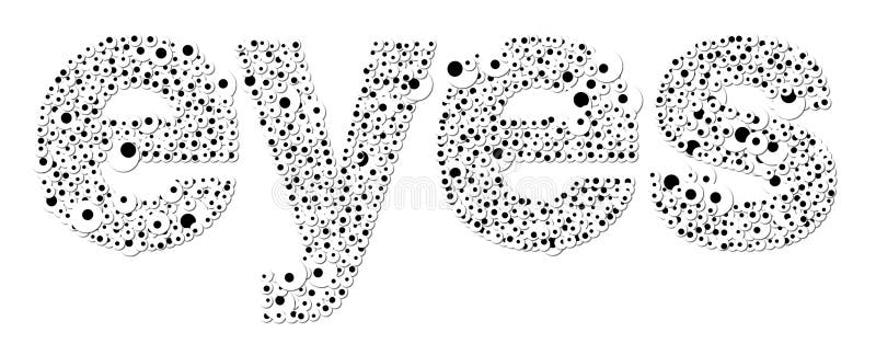 Eyes Word Look Stock Illustrations – 193 Eyes Word Look Stock ...