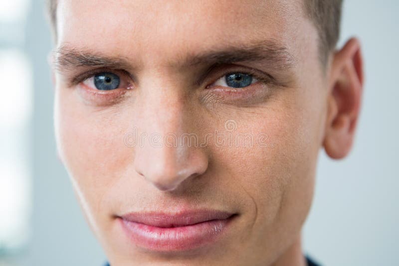 Eyes of a man stock image. Image of studio, happy, young - 81438259