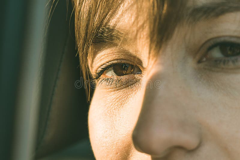 Portrait of a Normal Girl with Smiling Sunglasses on the Beach. Stock ...