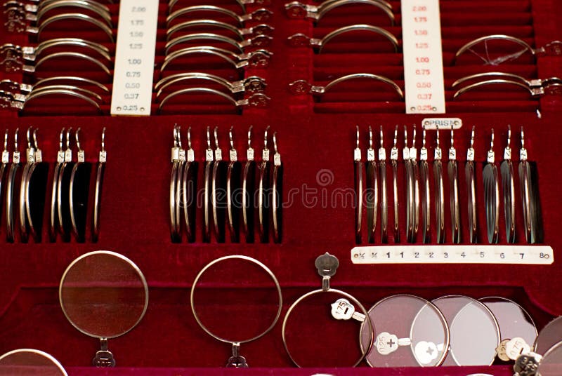 Eyes optics box stock image. Image of lens, exam, vision - 11921815