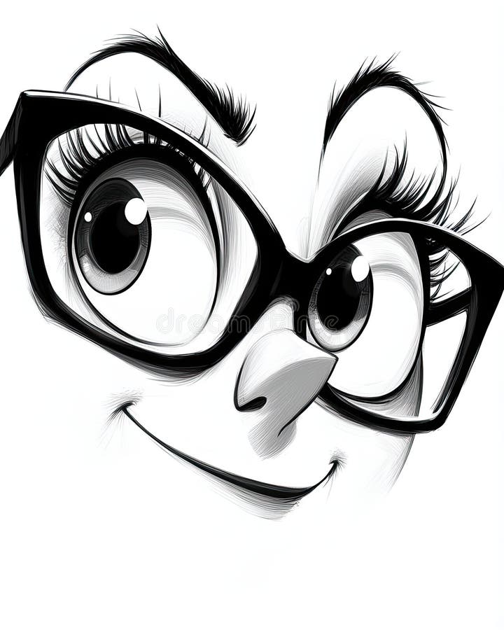 Cartoon Eyes with Raised Eyebrows Showing a Humorous Mix of Curiosity ...