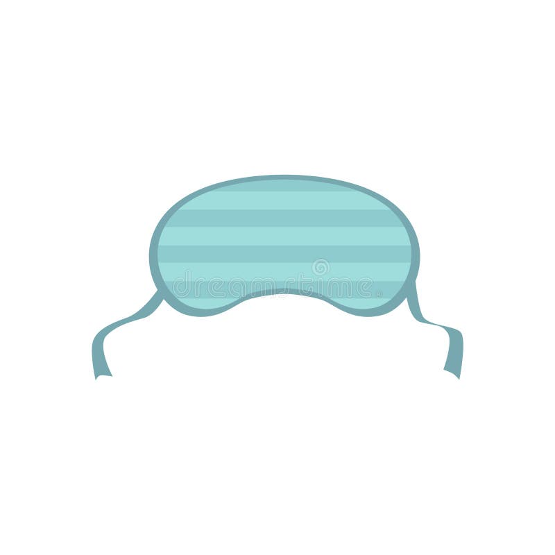 Eyes Protective Sleeping Mask for Rest, Flat Vector Illustration ...