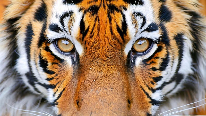 Eyes of a red tiger stock illustration. Illustration of black - 336419444