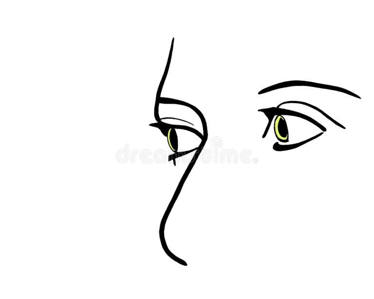 Human Eyes Looking Right Stock Illustrations – 39 Human Eyes Looking ...