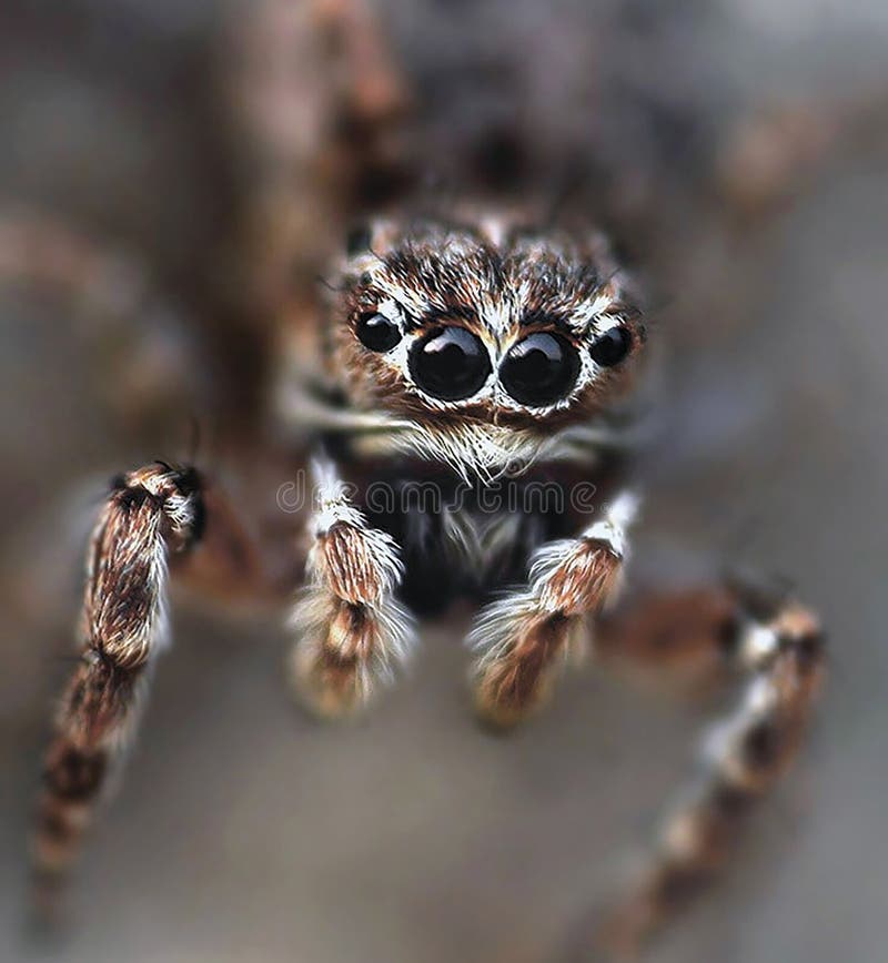 Eyes of spider stock photo. Image of spinner, animal - 48742130