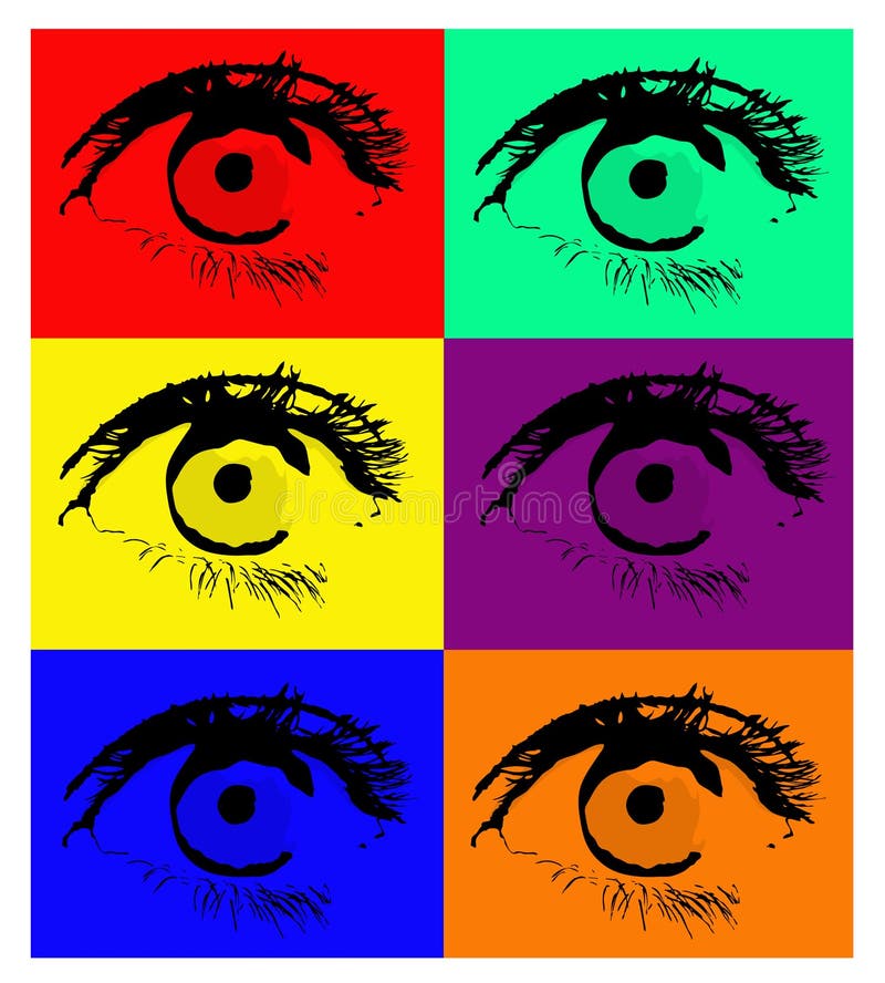 Eyes, vector stock vector. Illustration of color, eyelid - 4522728