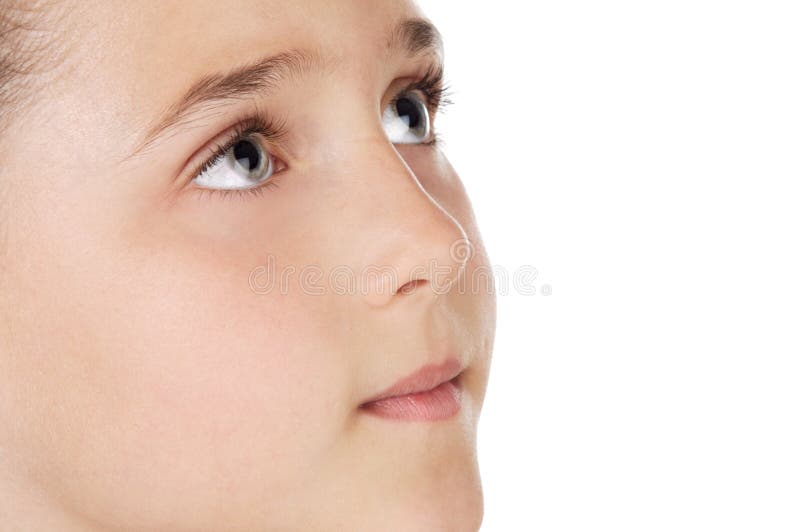 Eyes watching upwards stock photo. Image of child, eyes - 2626056