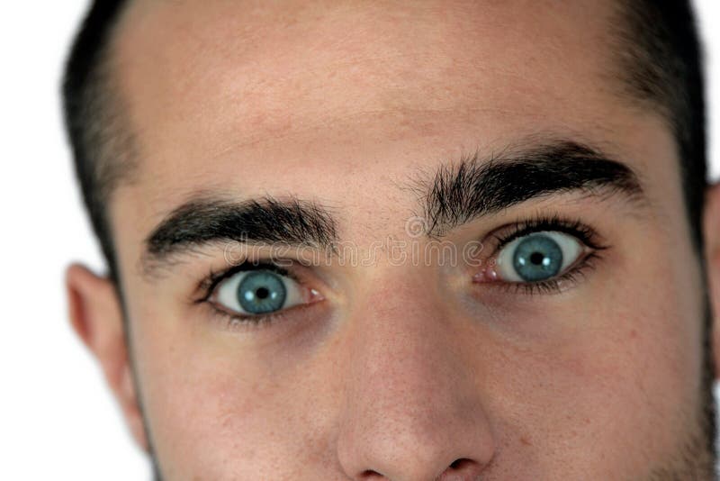 Eyes wide open stock image. Image of white, background - 4194585