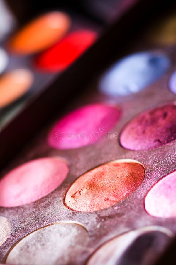 Eyeshadow stock image. Image of pink, cosmetology, paint - 7414435