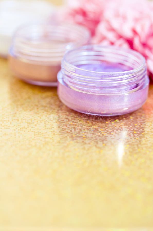 Eyeshadow Colors, Cosmetics Series Stock Photo - Image of turquoise ...