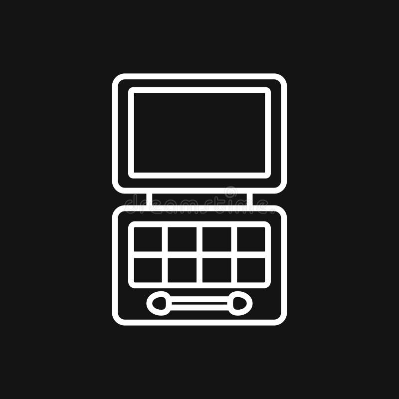 Eyeshadow Icon, Logo Eyeshadow Palette from Beauty for Web and Mobile ...