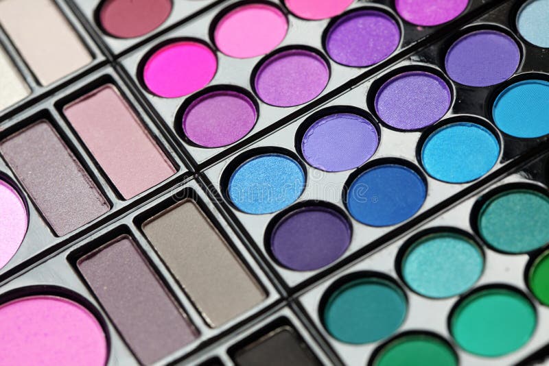 Eyeshadows stock photo. Image of shade, open, tone, cosmetics - 16049226