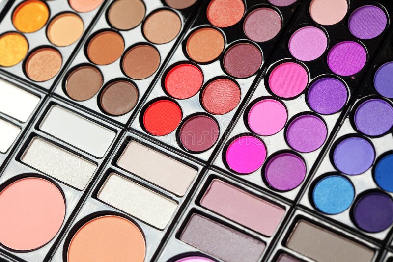 Eyeshadows stock image. Image of cosmetology, object - 16049259