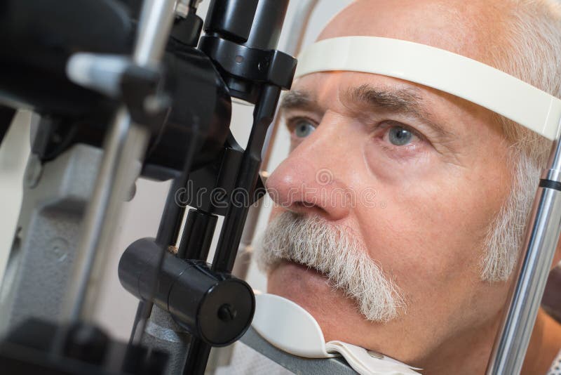 Eyesight Control in Eye Clinic Stock Photo - Image of oculist, doctor ...