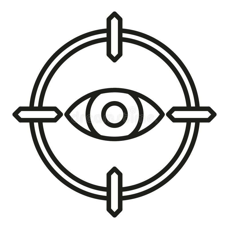 Care Eye Visual Icon Cartoon Vector. Partly Reading Stock Vector ...