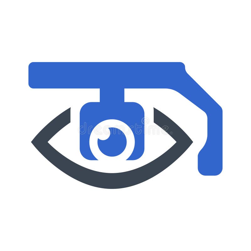 Eyetap technology icon stock illustration. Illustration of futuristic ...
