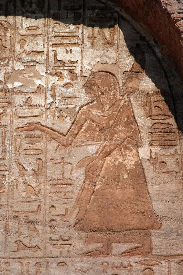 Egyptian hieroglyph stock photo. Image of horus, hieroglyph - 12905262