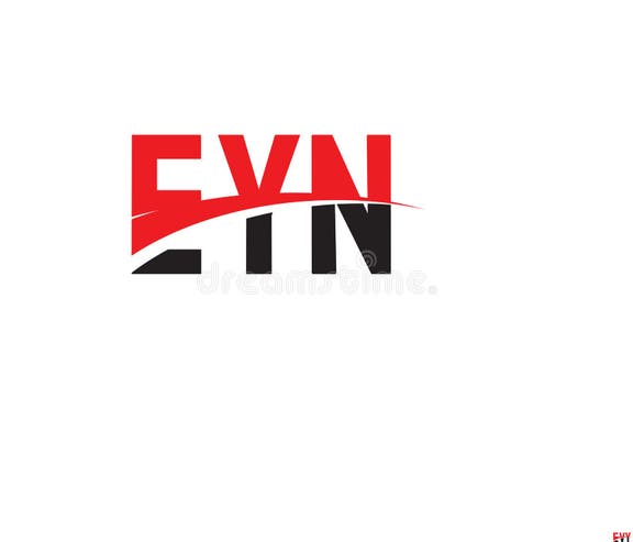 EYN Letter Initial Logo Design Vector Illustration Stock Vector ...