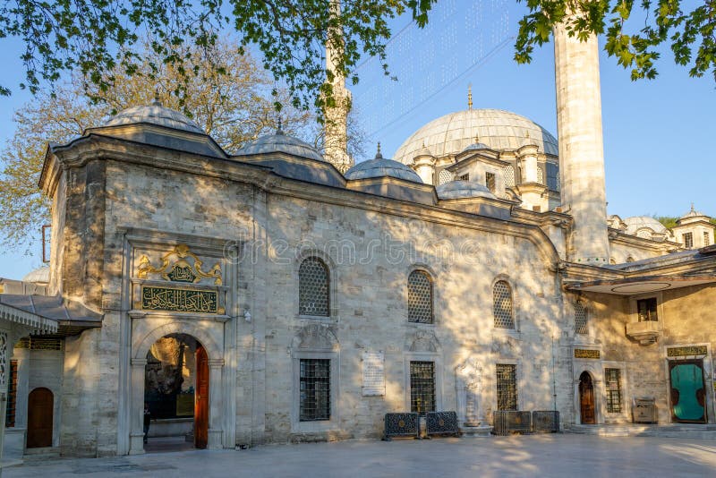 Eyup Sultan Mosque. Istanbul, Turkey Editorial Stock Photo - Image of ...