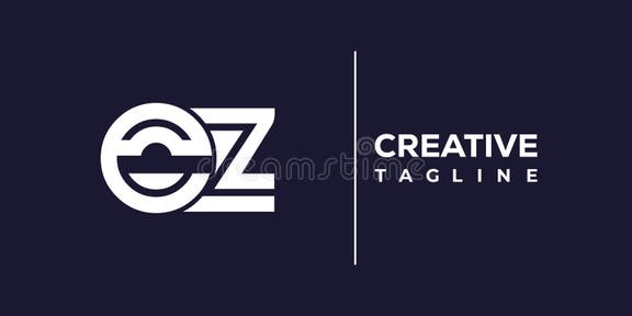 EZ abstract logo stock vector. Illustration of logotype - 356194653