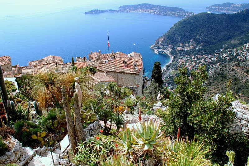Eze, French Riviera stock image. Image of rock, site - 18624447