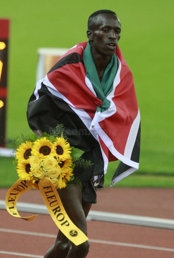 Ezekiel Kemboi editorial stock image. Image of international - 10705264