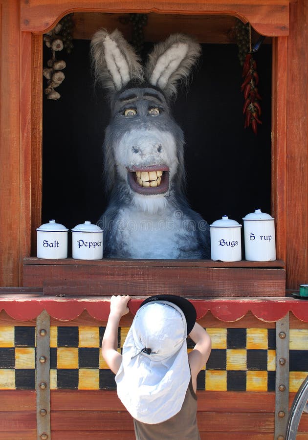 Ezel Uit Shrek in Universal Studios Redactionele Afbeelding - Image of ...