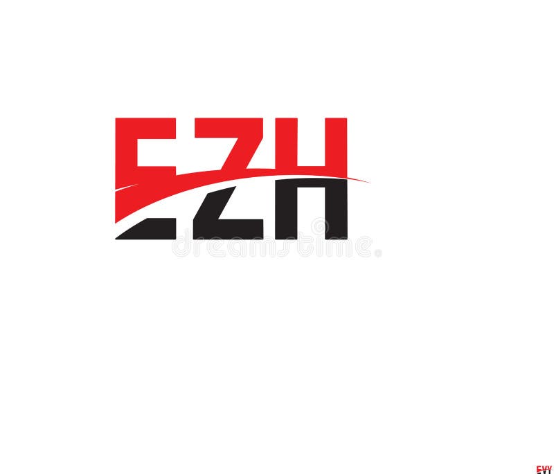 EZH Letter Initial Logo Design Vector Illustration Stock Vector ...