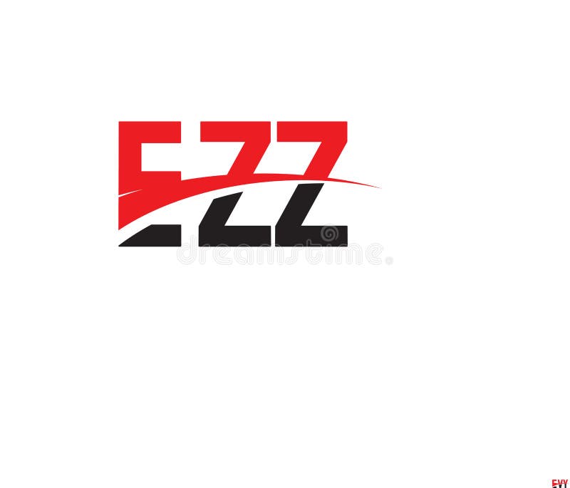 EZZ Letter Initial Logo Design Vector Illustration Stock Vector ...