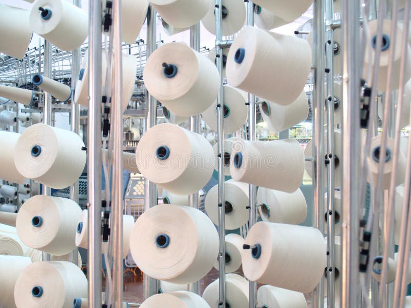Fábrica De La Materia Textil Imagen de archivo - Imagen de industria ...