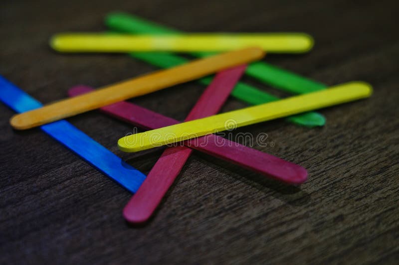 Färgglad glasspinne royaltyfria bilder