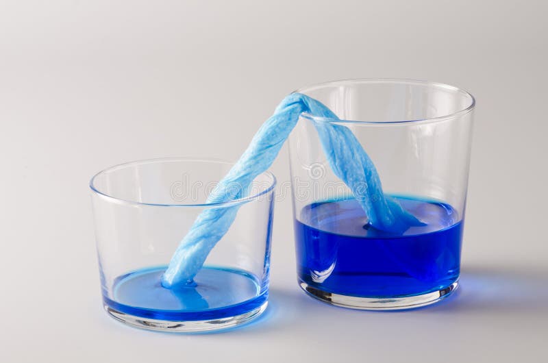 Física capilaridad foto de archivo. Imagen de cristal - 104324206