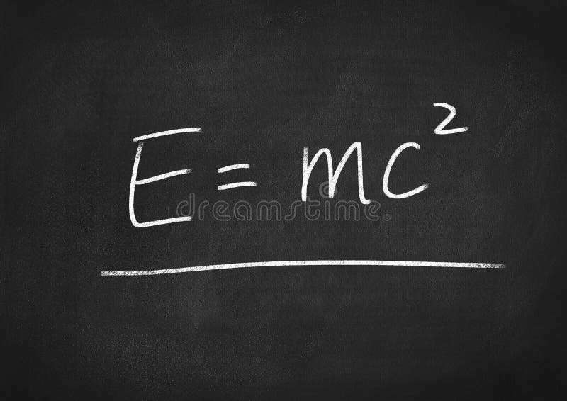 Fórmula E=mc2 de Einstein foto de archivo. Imagen de relatividad - 82165192