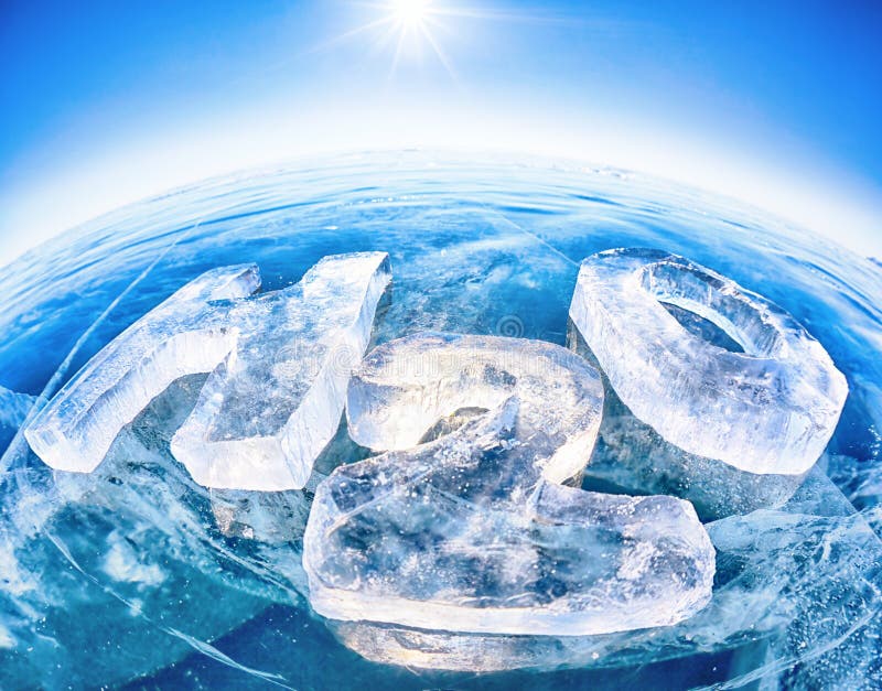 Fórmula Química Del Agua H2O Imagen de archivo - Imagen de fresco ...