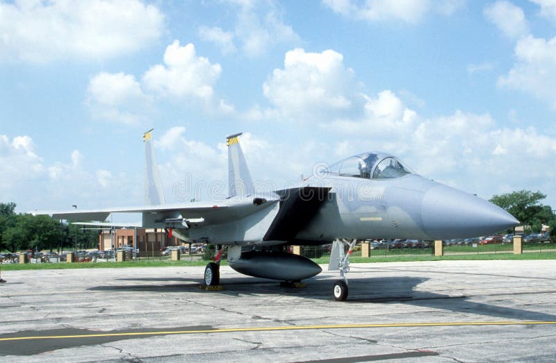 F-15 Fighter Jet stock image. Image of dspl00033, airfield - 4922891