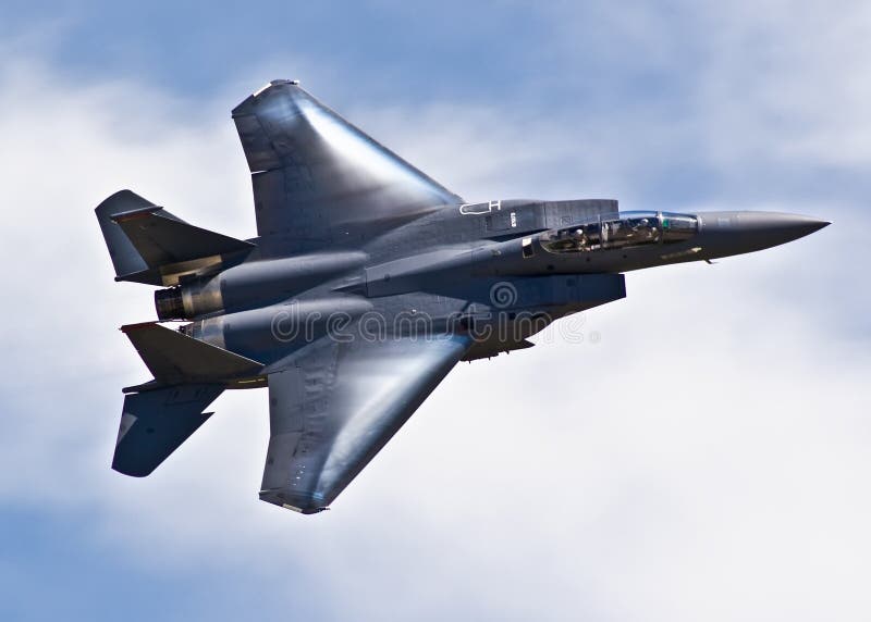 F-15 Strike Eagle jet stock image. Image of grey, flying - 2397045