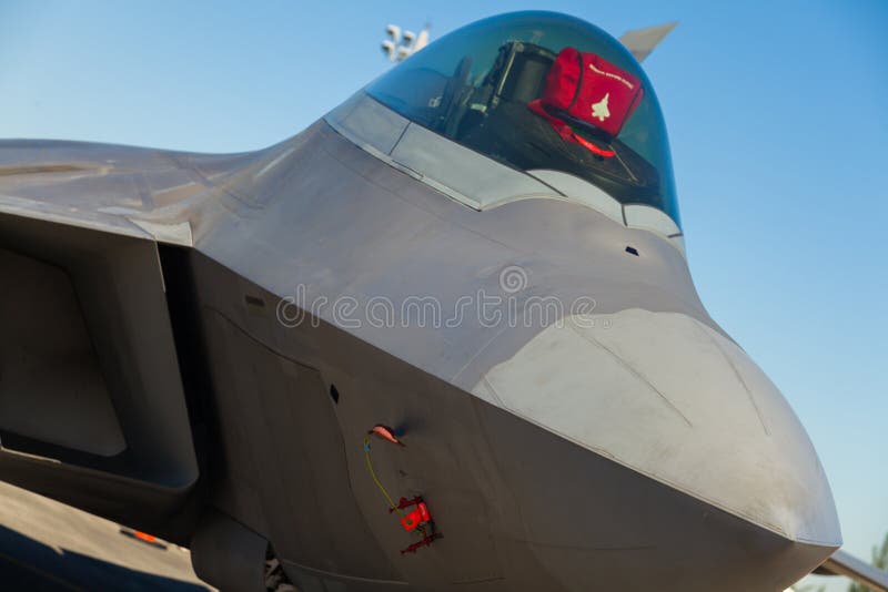 F-22 Raptor Jet stock image. Image of aerospace, cone - 27524559