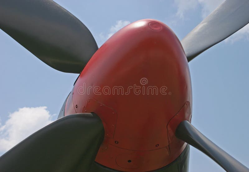 F-82 World War II Fighter Aircraft Prop Stock Photo - Image of prop ...