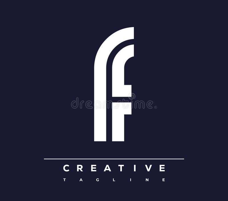 F abstract logo stock illustration. Illustration of typeface - 356194656