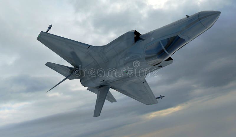 F 35 , American Military Fighter Plane.Jet Plane Stock Image - Image of ...