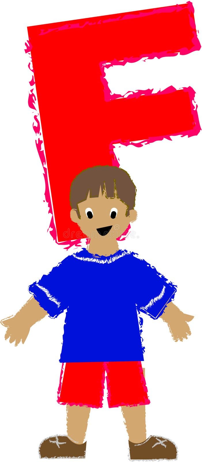 Letter F Boy Stock Illustrations – 98 Letter F Boy Stock Illustrations ...
