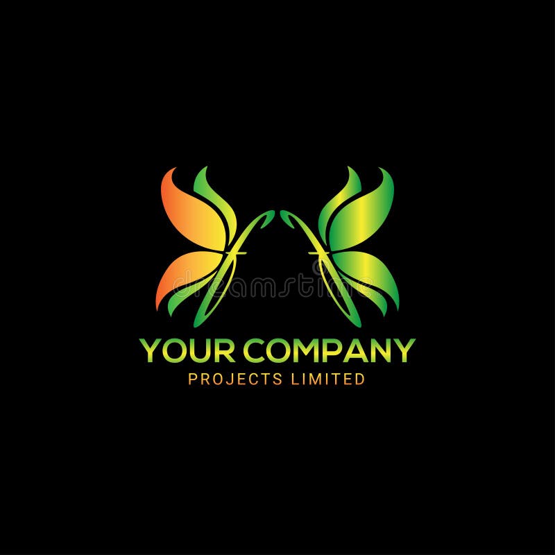 F, Butterfly, F Color Full Butterfly Icon, Color Full Butterfly Logo ...