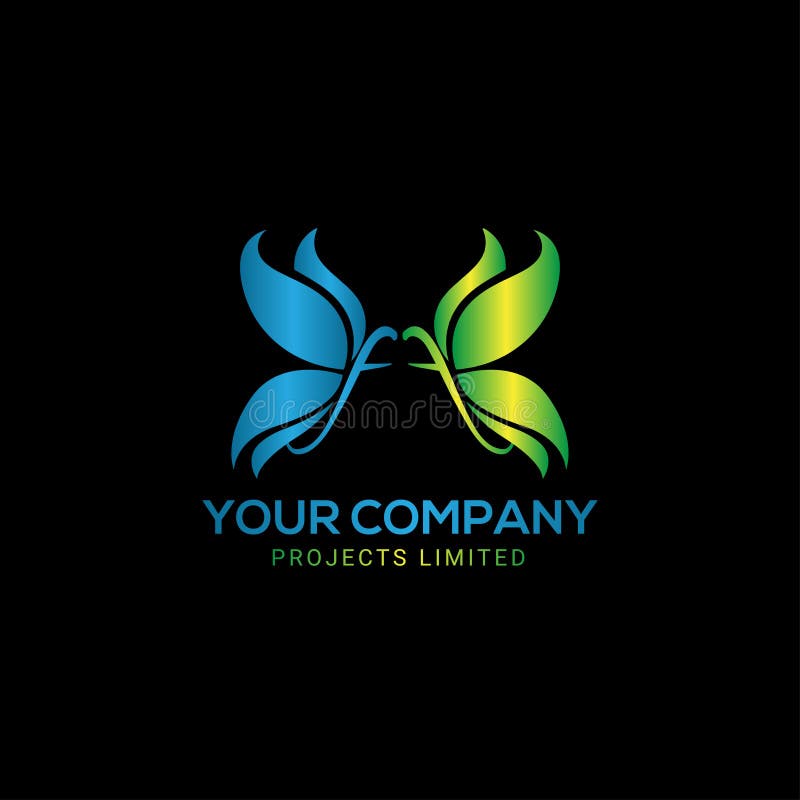 F, Butterfly, F Color Full Butterfly Icon, Color Full Butterfly Logo ...