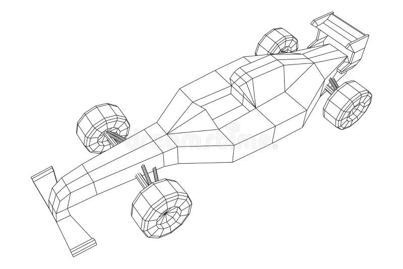 Wireframe Formula One Stock Illustrations – 118 Wireframe Formula One ...