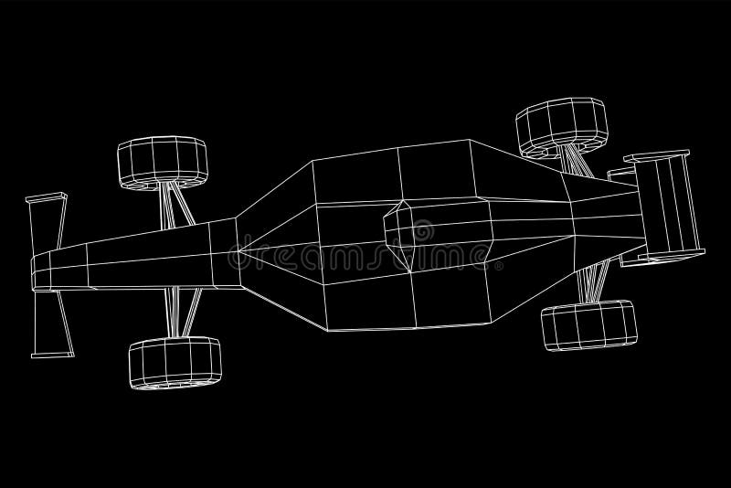 Wireframe Formula One Stock Illustrations – 119 Wireframe Formula One ...