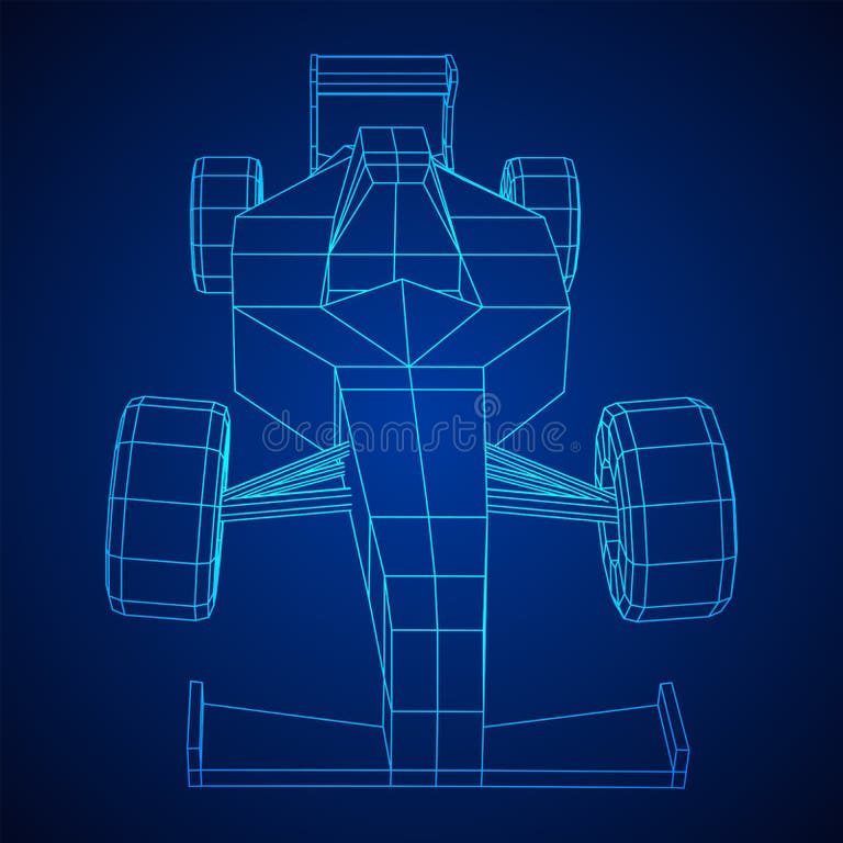 Formula One Blueprint Stock Illustrations – 111 Formula One Blueprint ...